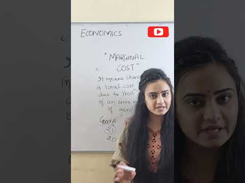 Marginal Cost | Economics Term | Important Defination #shorts #economics