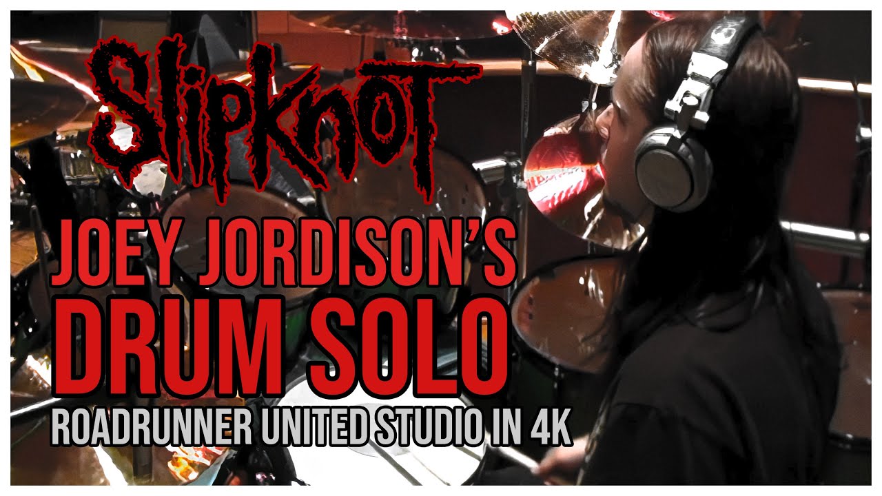 Joey Jordison's Drum Solo In Roadrunner United Studio |   4K 50FPS (Reupload)