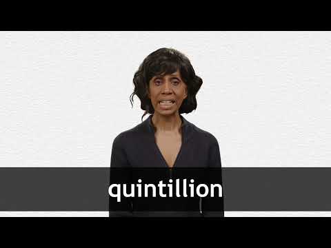 QUINTILLION definition and meaning | Collins English Dictionary