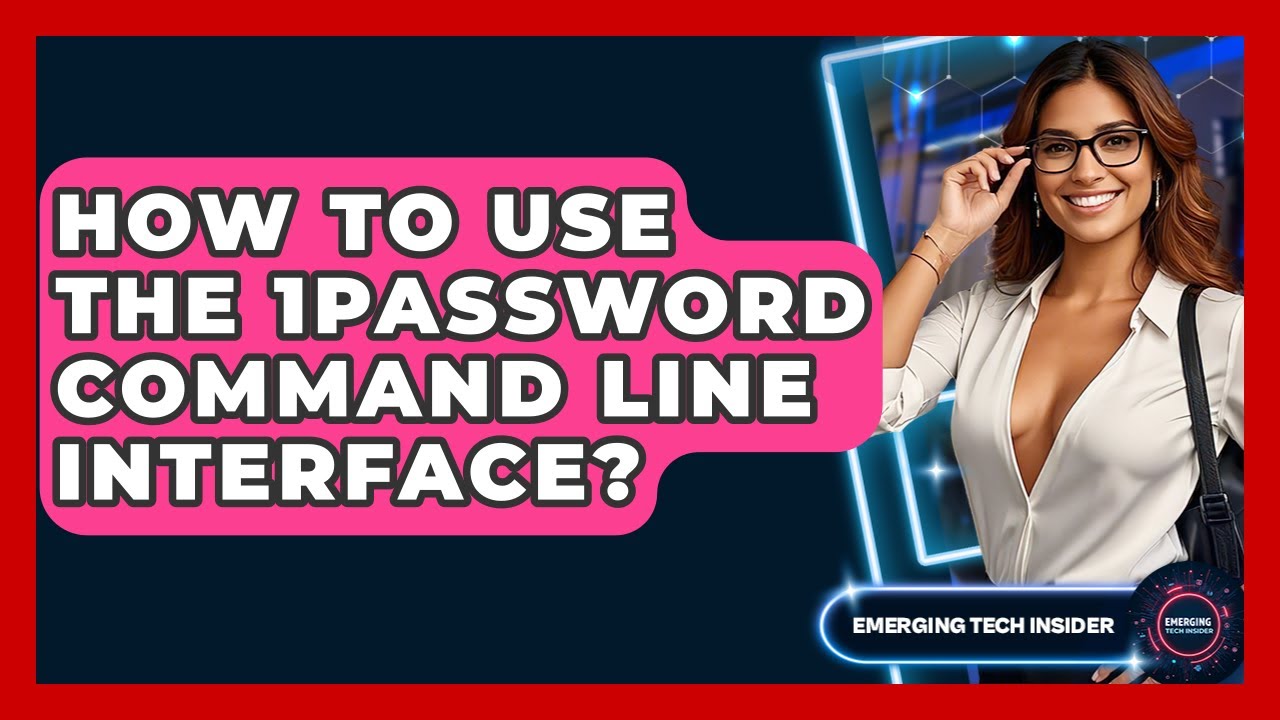 How To Use The 1Password Command Line Interface? - Emerging Tech Insider