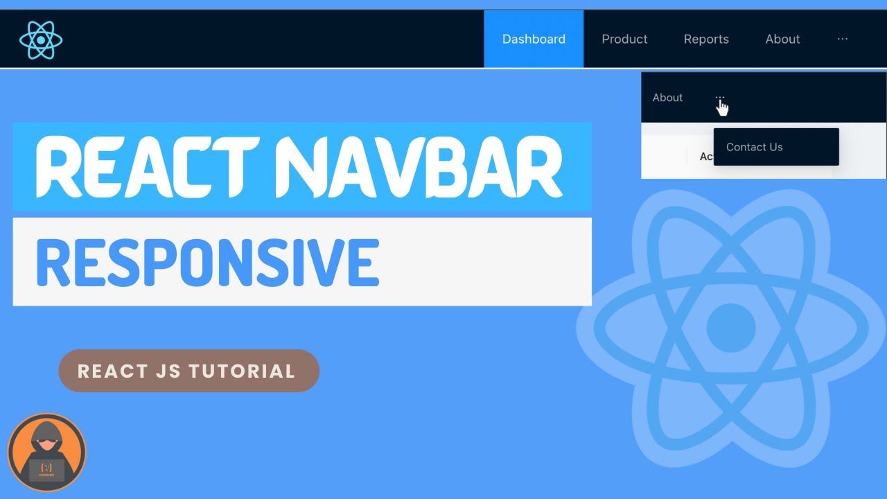 React Navbar Tutorial - Beginner React JS Project