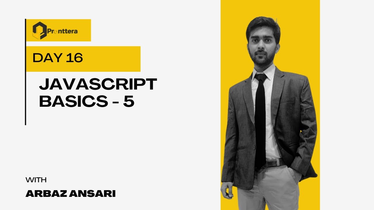 Day 16: JavaScript Basics-5