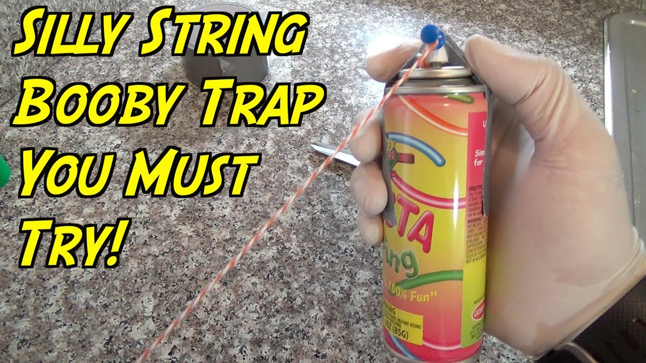 The Ultimate Silly String Prank You Gotta Try - HOW TO PRANK (Evil Booby Traps) | Nextraker