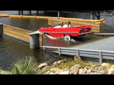 Disney Amphicar Ride | Amphibious Car Disney Ride