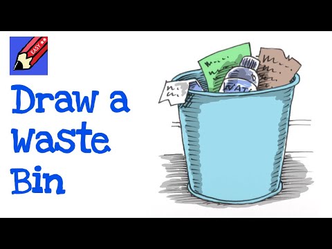 How to Draw a Waste bin – Shoo Rayner