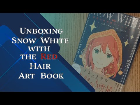 We found the OFFICIAL ART BOOK in Japan π€© | Snow White with the Red Hair