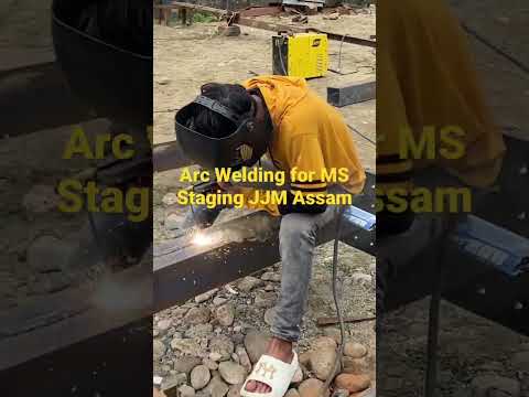 Arc Welding for MS staging JJM Project. Making 50KL MS staging