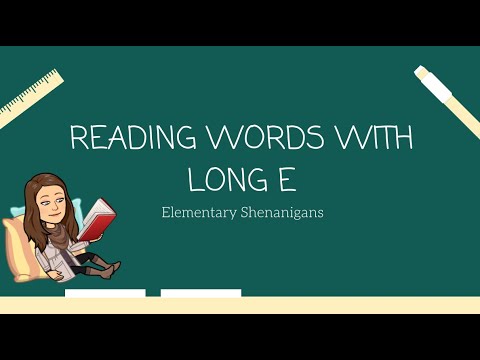 Reading Words with Long E (ee)