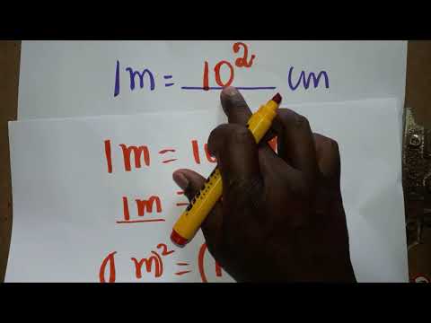 m to cm, m2 to cm2, m3 to cm3