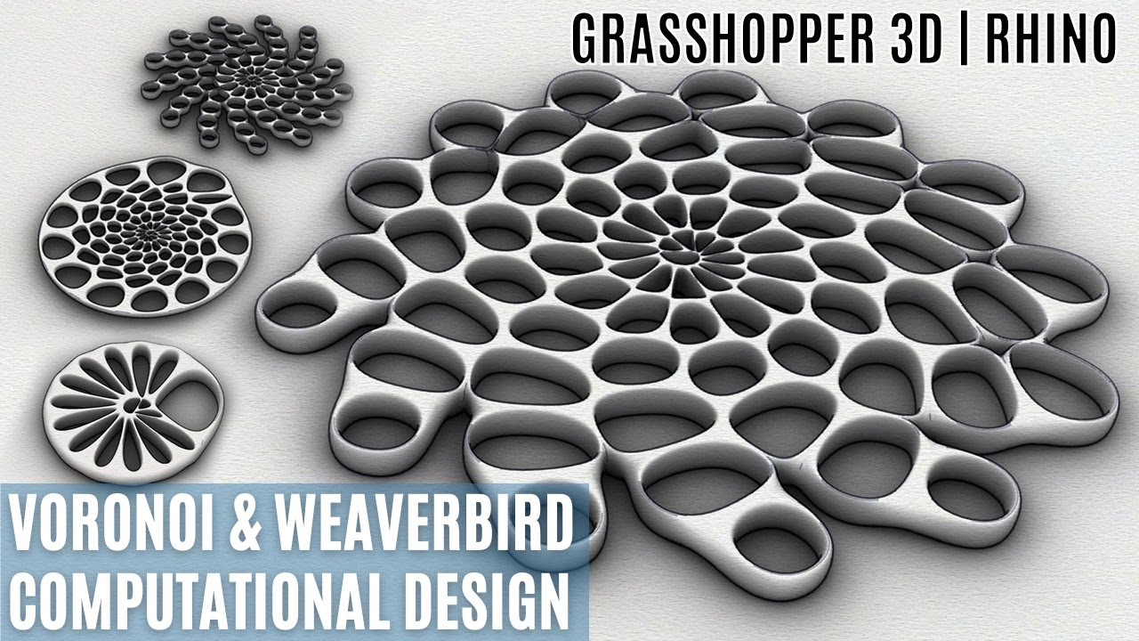 Grasshopper Tutorial | Voronoi & Weaverbird | Architecture