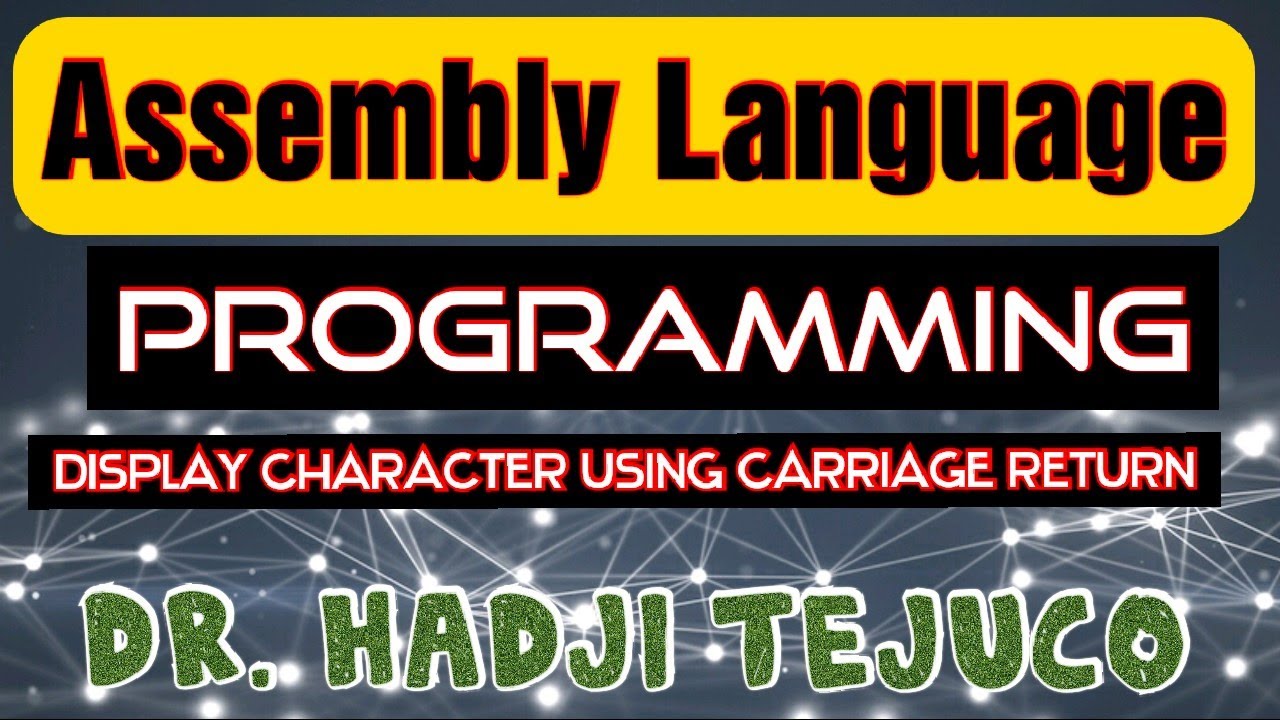 Assembly Language Tutorial - Part 5 - using debug
