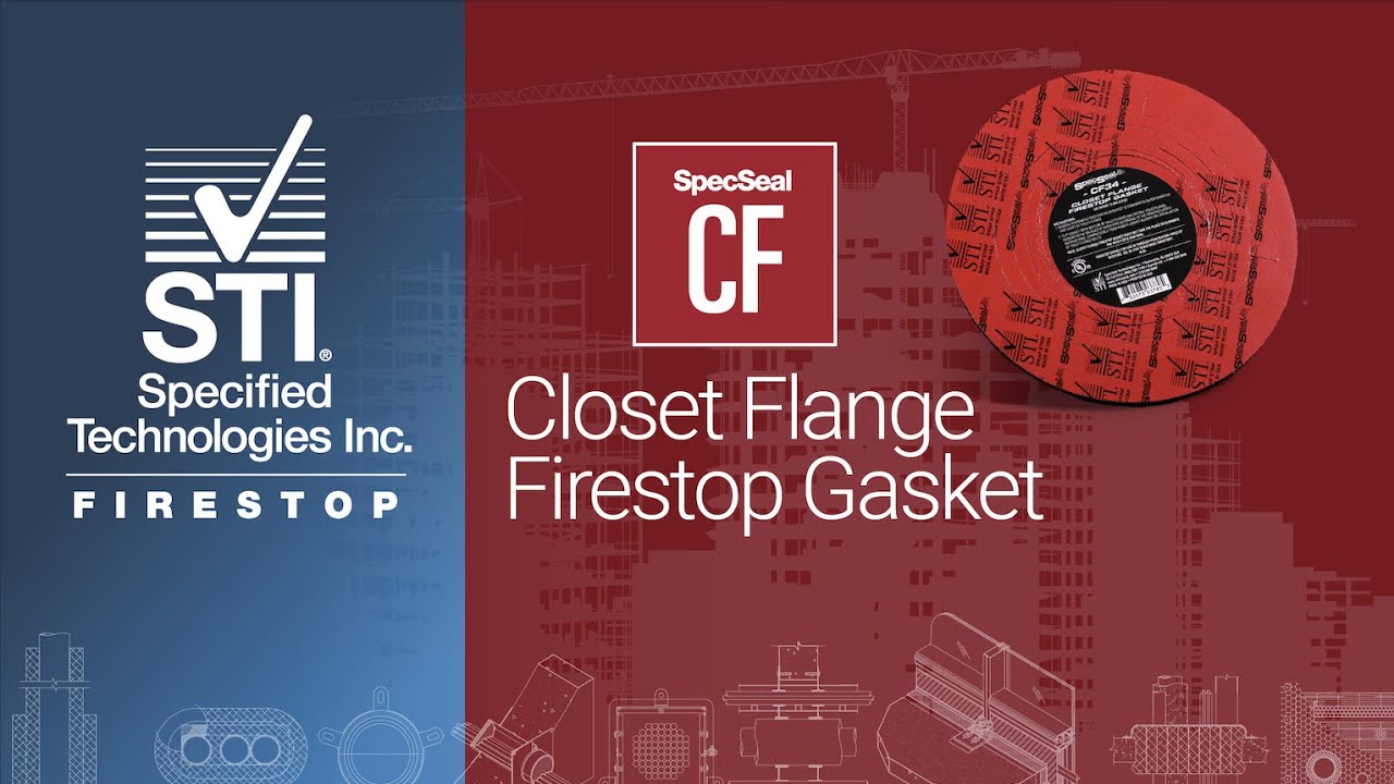 CF Closet Flange Firestop Gasket