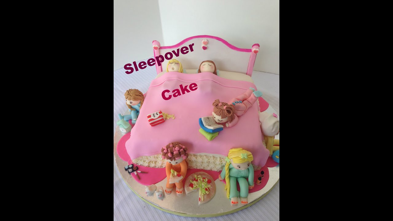 Sleepover cake, SLEEPOVER CAKE FUN IDEA !!