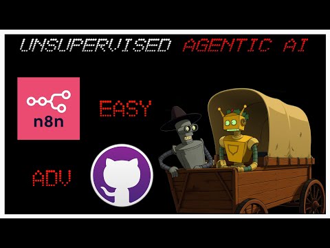 AGENTIC AI - N8N - GITHUB - 2 METHODS & A REPORT ON HOW TO BUILD UNSUPERVISED AI BOTS!
