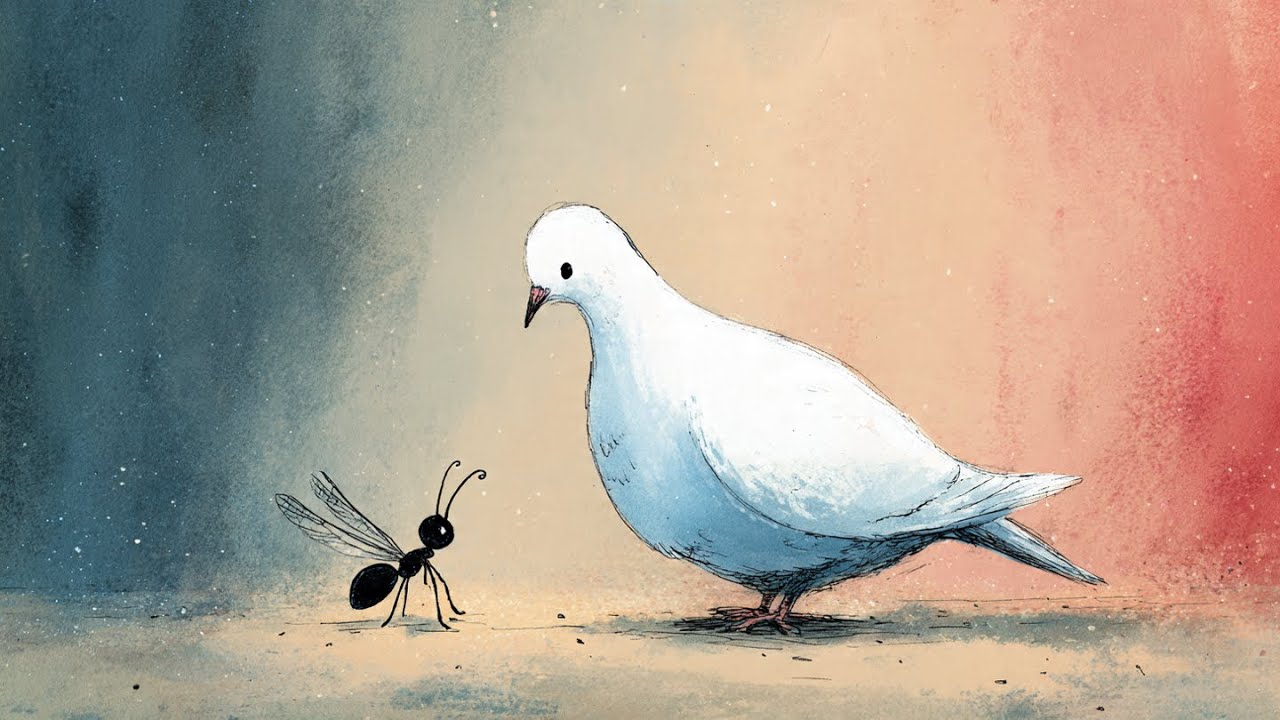The Dove and The Ant – A Beautiful Story of Friendship and Kindness | Moral Stories for All Ages