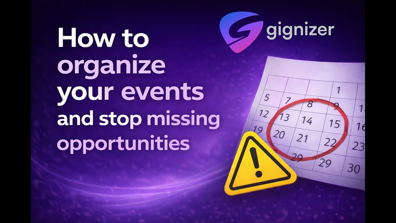How to organize your events and stop losing opportunities