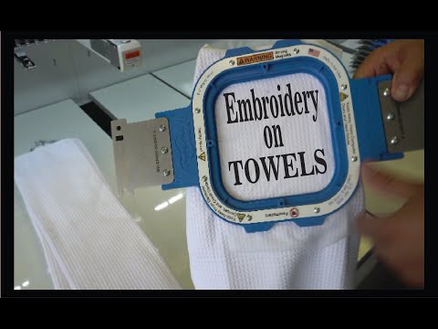 Embroidering Towels Tutorial | Super Easy!