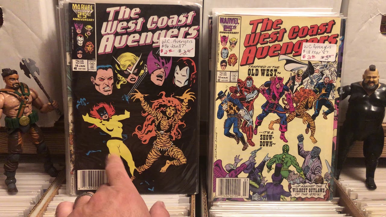 Avengers West Coast / West Coast Avengers comics! More from the Widow’s collection