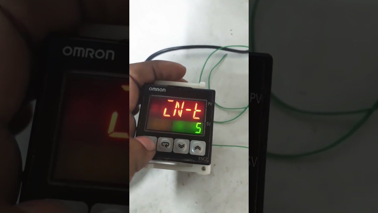 omron temperature controller sensor setting