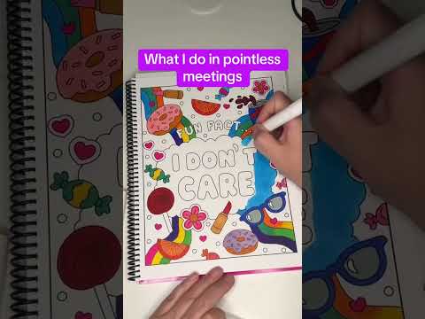 Get the pointless meeting coloring book bundle at CorporateSnark.shop! #corporatesnark #coloring
