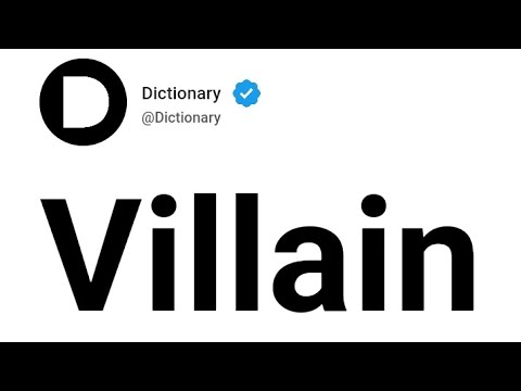 Villain Meaning In English