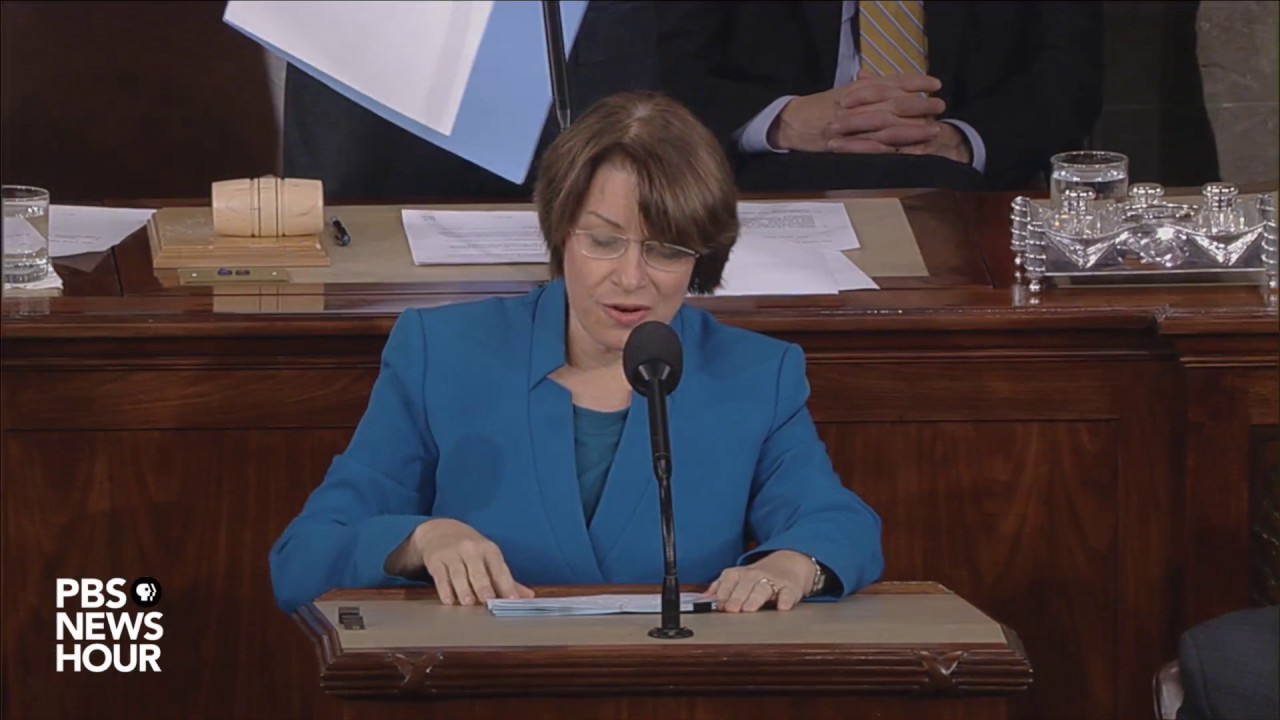 Watch a joint session of Congress confirm electoral college results