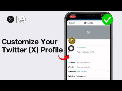 How to Customize Your Twitter (X) Profile 2024 | Update Twitter (X) Profile