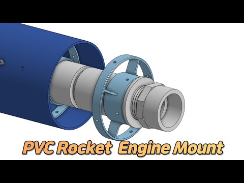 🚀 PVC Rocket Engine Mount・ STL File for 3D printing・Cults