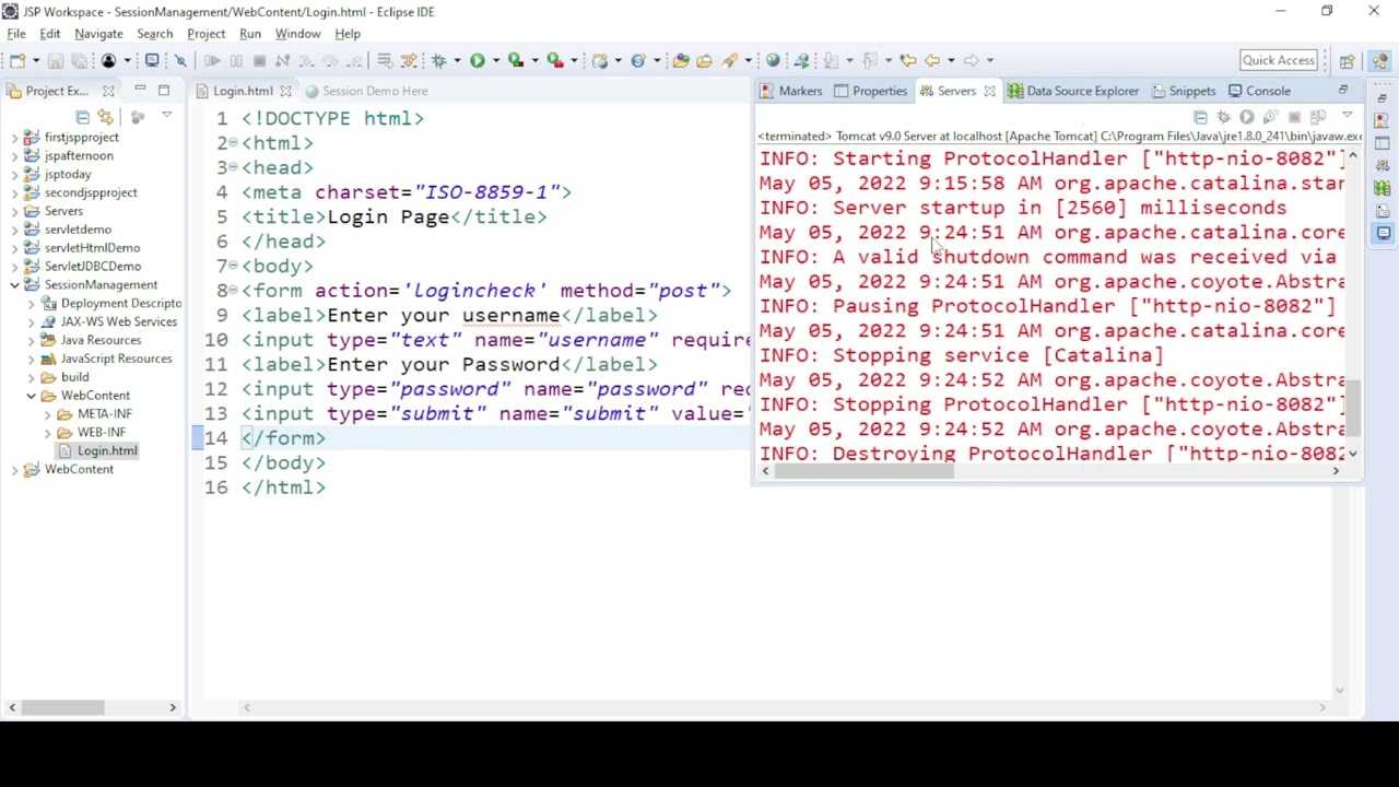 HttpSession - Java Programming - Introduction and Demo