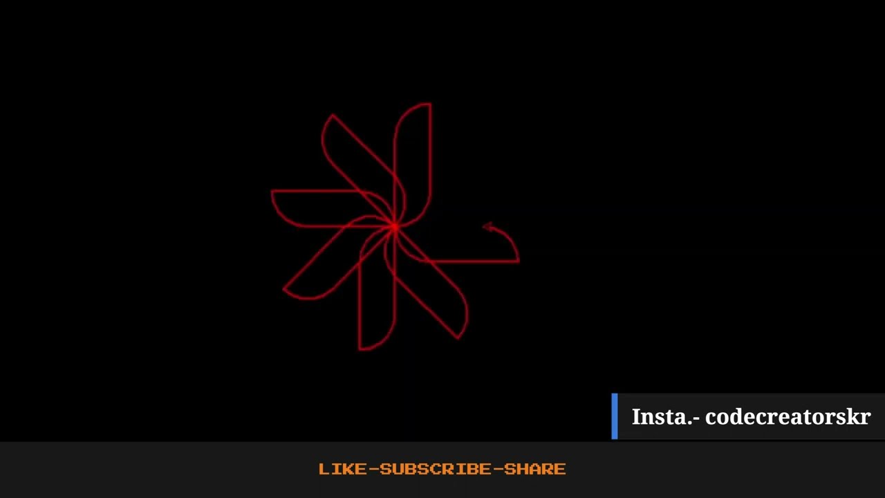 Python Turtle Graphics-12 | Cool Shape Drawing | Python Turtle Video