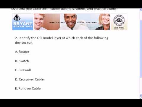 CCNA And CCENT Practice Exam Questions — 10 Questions On The OSI And ...