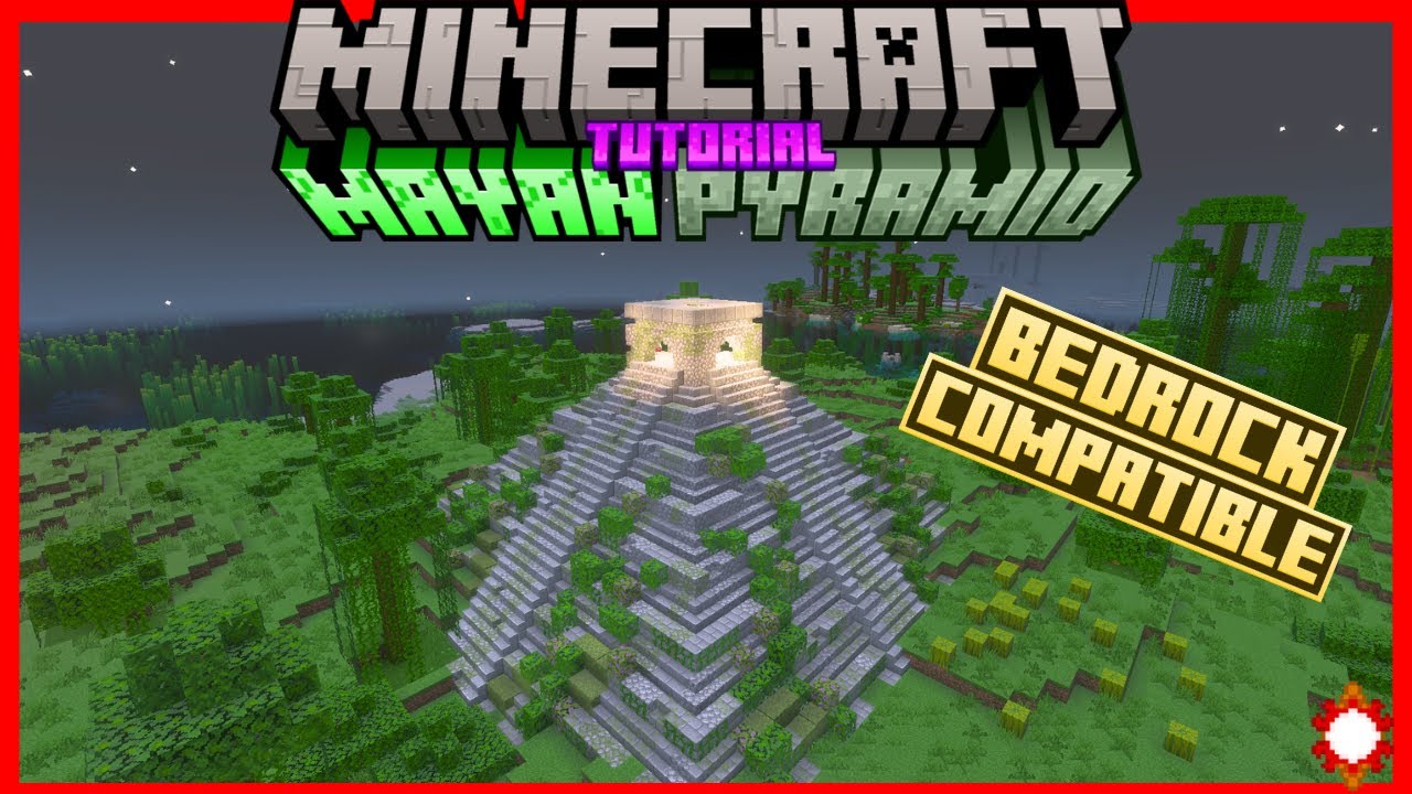 [NEW!] Minecraft How to Build a Mayan Pyramid Mayan Temple Jungle Ruins Tutorial