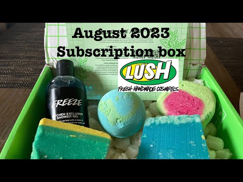 My august 2023 Subcription box unboxing video is up | Lush Archive ...