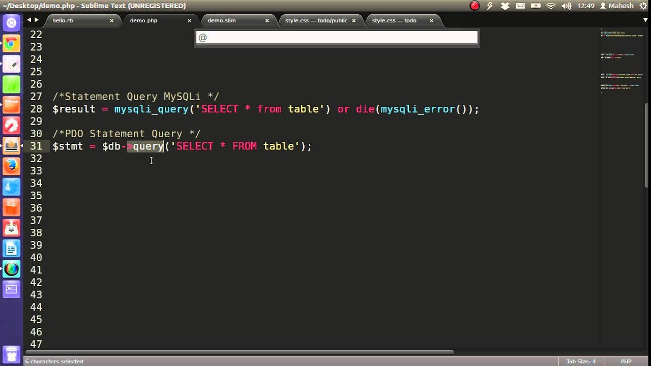 PDO vs  MySQLi - Code Comparison