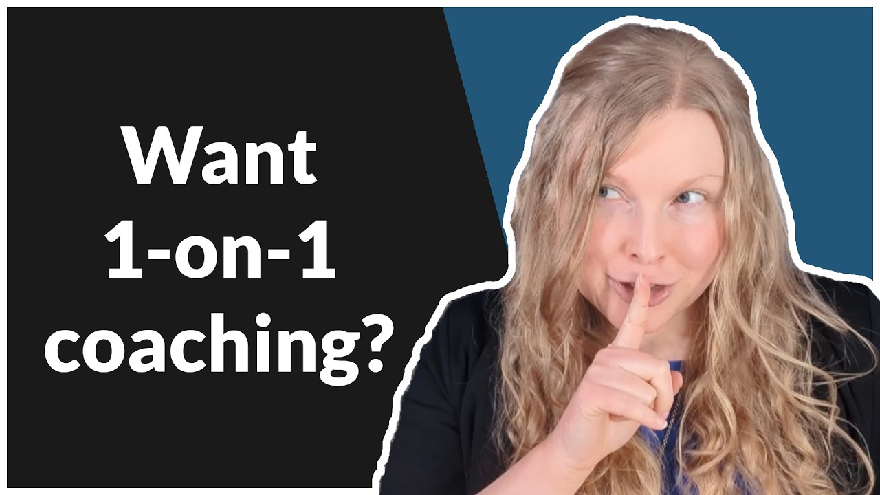 Personalized Coaching With Me ✨ (Apply Now!)