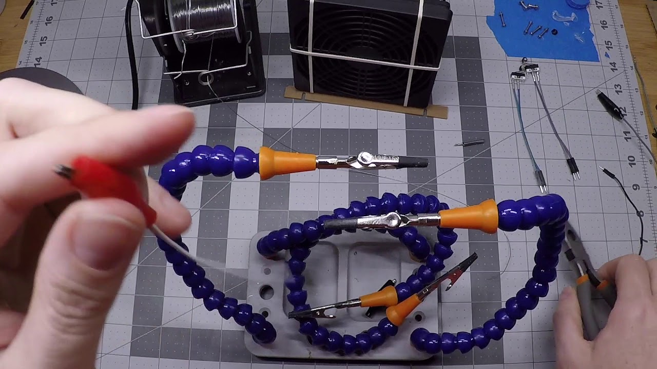 Electronics Step 1 - Soldering and wire chaining