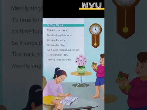 ⏰ "The Clock" - A Joyful Tick-Tock Journey | Kids Poem on Time & Balance