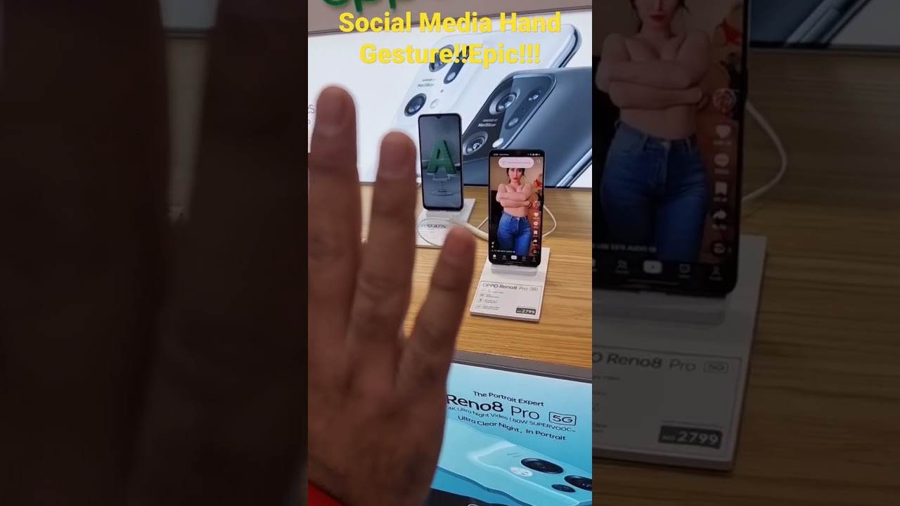 #Android #Smartphone#Reno8 #Oppo #HandGesture #socialmedia Hand Gesture Social Media Scroll😆😆EPIC!!!