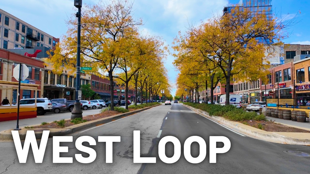 CHICAGO Walking Tour - West Loop, Fulton Market District, Randolph Street [4K]