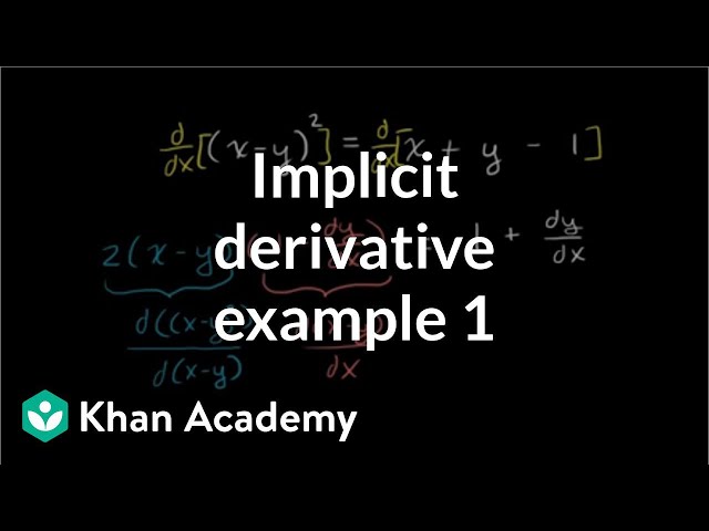 Mastering Implicit Differentiation: A Step-by-Step Guide | Galaxy