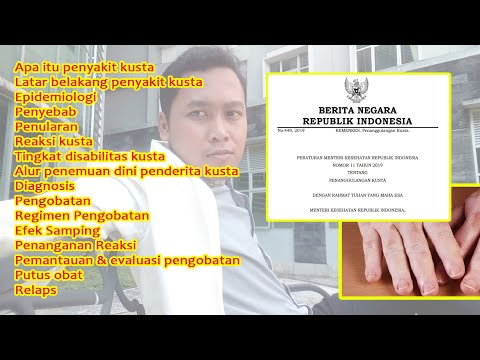 Pengobatan Kusta (Lepra) sesuai Permenkes RI No. 11 Tahun 2019