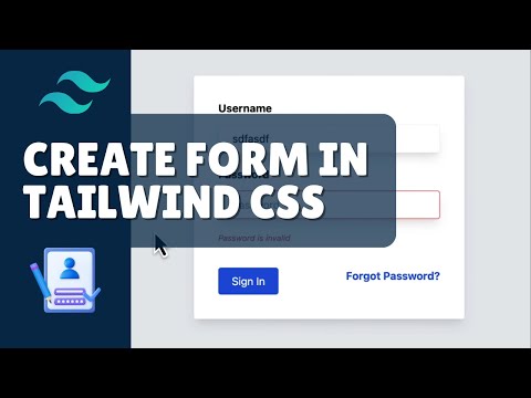 How to make form in Tailwind css?