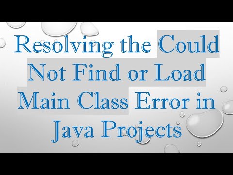 Resolving the Could Not Find or Load Main Class Error in Java Projects