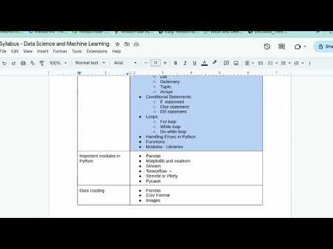 Data Science and Machine Learning Course Syllabus Explained | Learn the Fundamentals