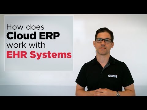 How does Cloud ERP work with EHR systems?