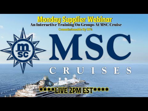 An Interactive Training On Groups At MSC Cruise For Travel Agents!