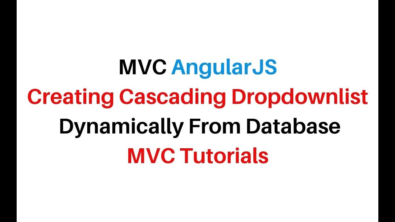MVC AngularJS Cascading Dropdownlist asp.net c#