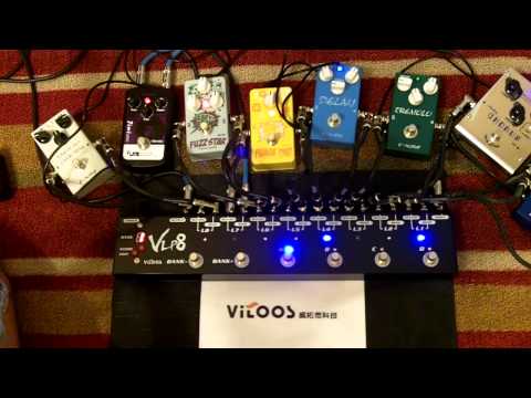 Vitoos VLP8 8 Channel Programmable Looper Pedal Switcher | Reverb