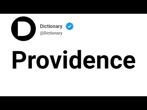 Providence Meaning In English