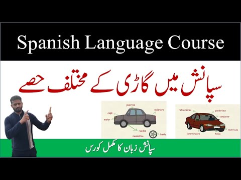 CAR PARTS IN SPANISH WITH URDU TRANSLATION
